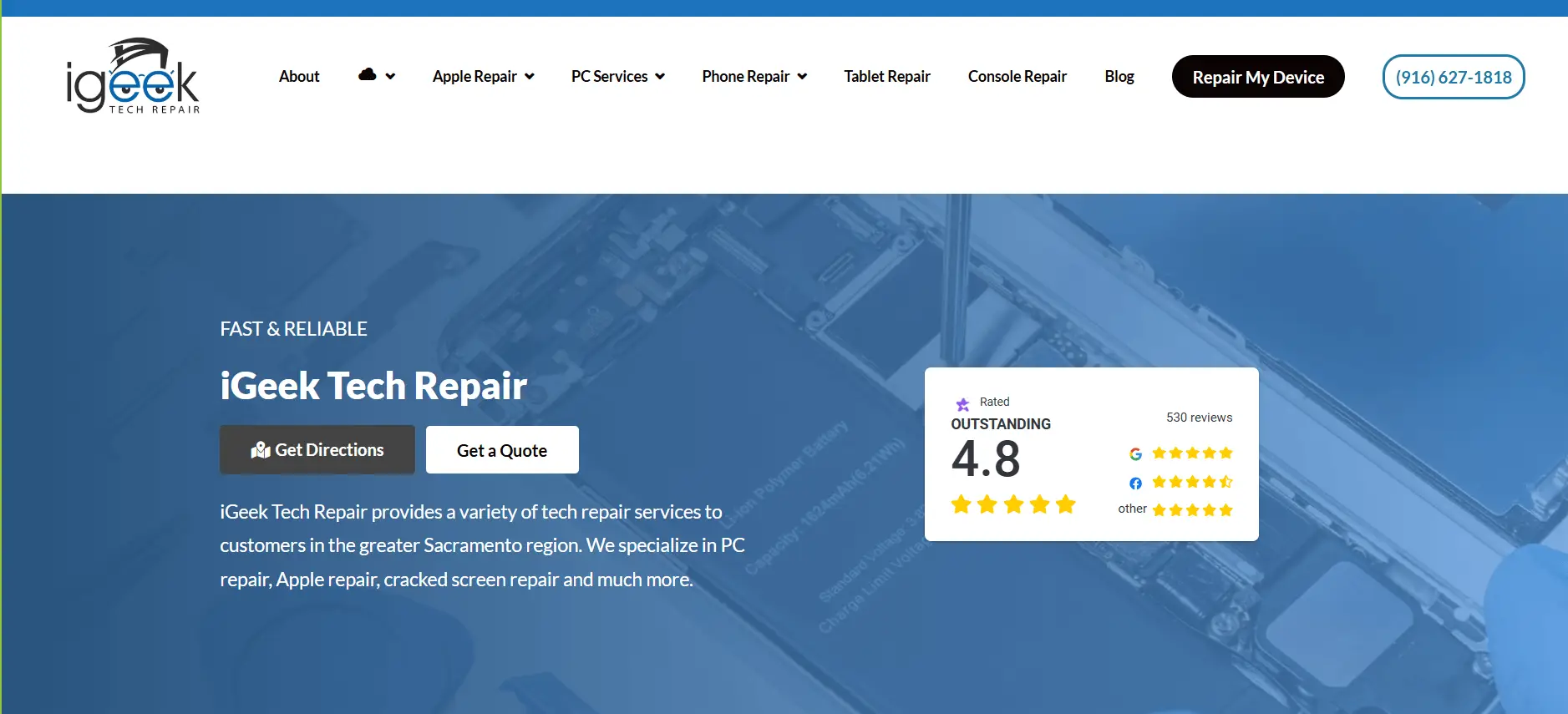 About iGeek Tech Repair - iGeek Tech Repair